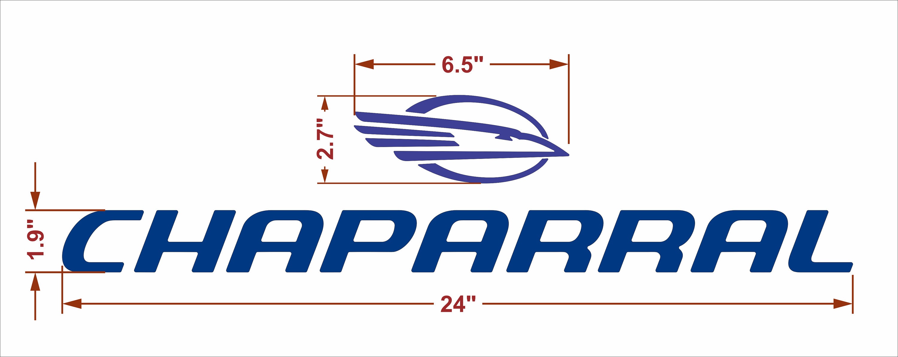 Chaparral Boat Emblem Domed Decals Stickers (set of Two) - Etsy