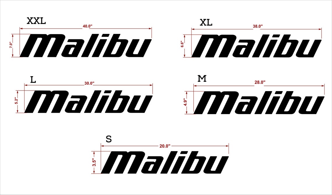 Malibu Boat Emblems Domed Boat Decals Stickers set | Etsy