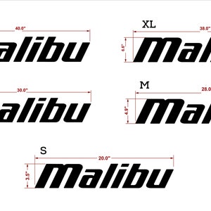 Malibu Boat Emblems Domed Boat Decals Stickers set | Etsy