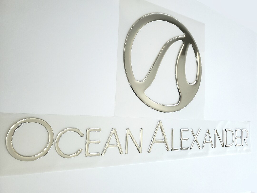 Ocean Alexander Emblem Domed Decals Stickers (set) - Etsy