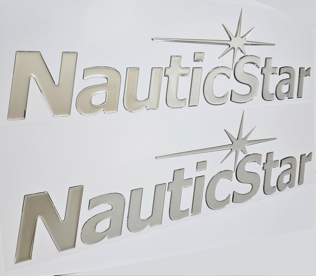 Nauticstar Emblem Domed Decals Stickers (set of Two) - Etsy