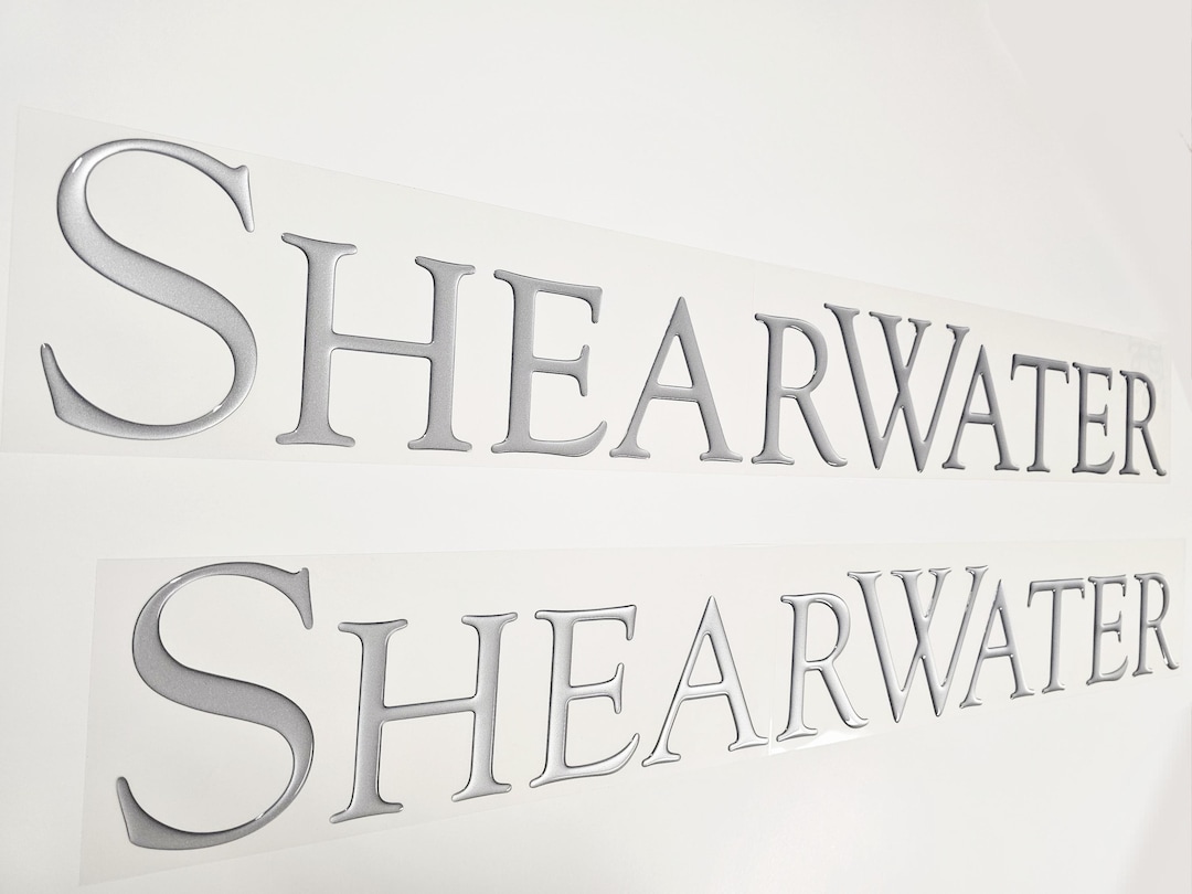 Shearwater Emblem Domed Decals Stickers (set) - Etsy