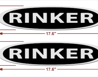 Paramount Boat Emblems Domed Boat Decals Stickers set - Etsy