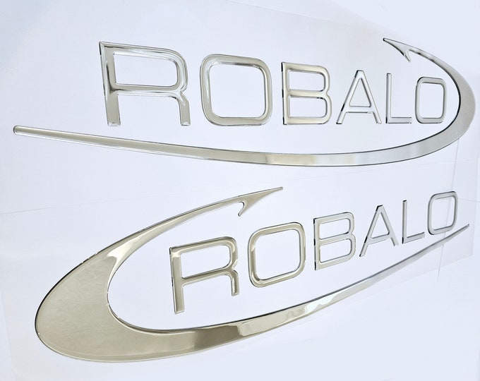 Robalo Boat Emblems 32.5 FREE FAST Delivery DHL Express Stickers Set ...