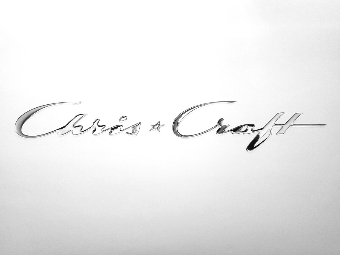 Chris Craft Boat Emblems 22 Domed Decals set | Etsy