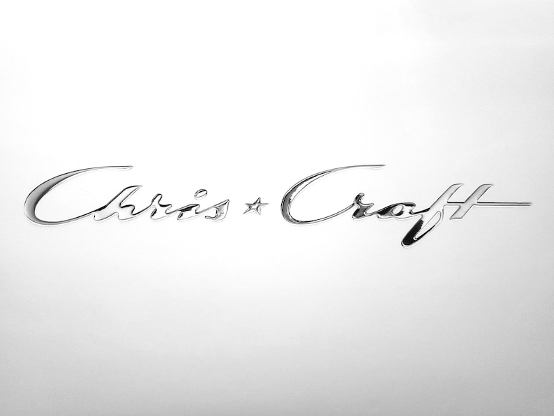 Chris Craft Boat Emblems 28" Domed Decals (set) - Etsy UK