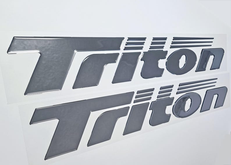 Triton Boat Emblem Domed Decals Stickers (set of Two) - Etsy