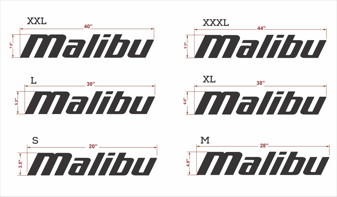 Malibu Boat Emblems Domed Boat Decals Stickers (set) - Etsy