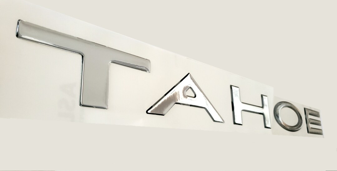 Tahoe Boat Emblem Domed Boat Decals Stickers (set) - Etsy