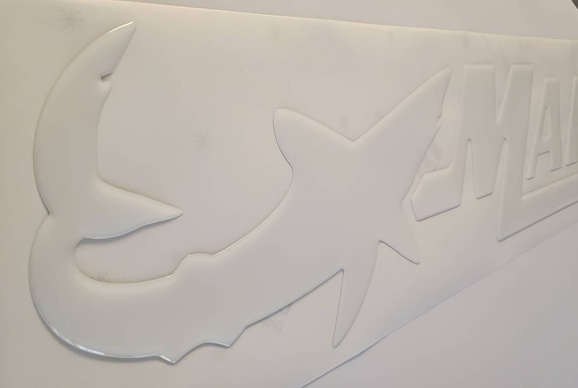 Mako Boat Emblem 28" Domed Decals Stickers (set) - Etsy