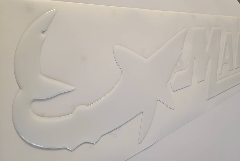 Mako Boat Emblem 28" Domed Decals Stickers (set) - Etsy