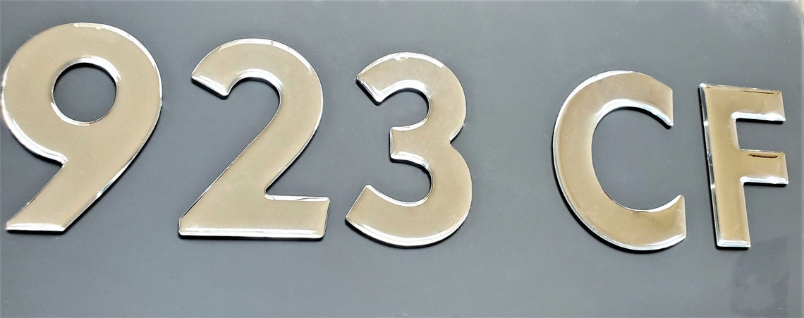 Boat Registration Numbers Domed Decals Stickers (set) - Etsy