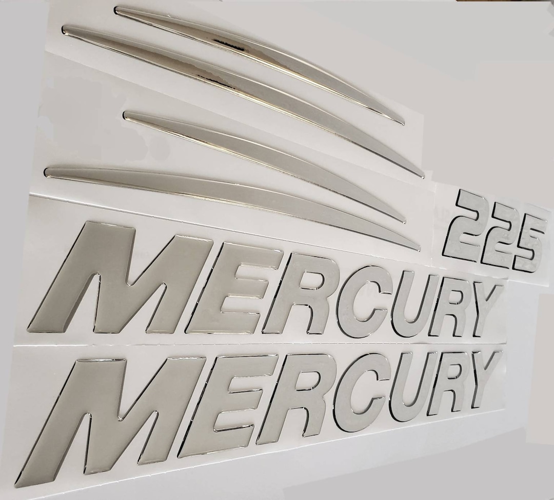 Mercury Verado Emblem Domed Decals Stickers (set) - Etsy