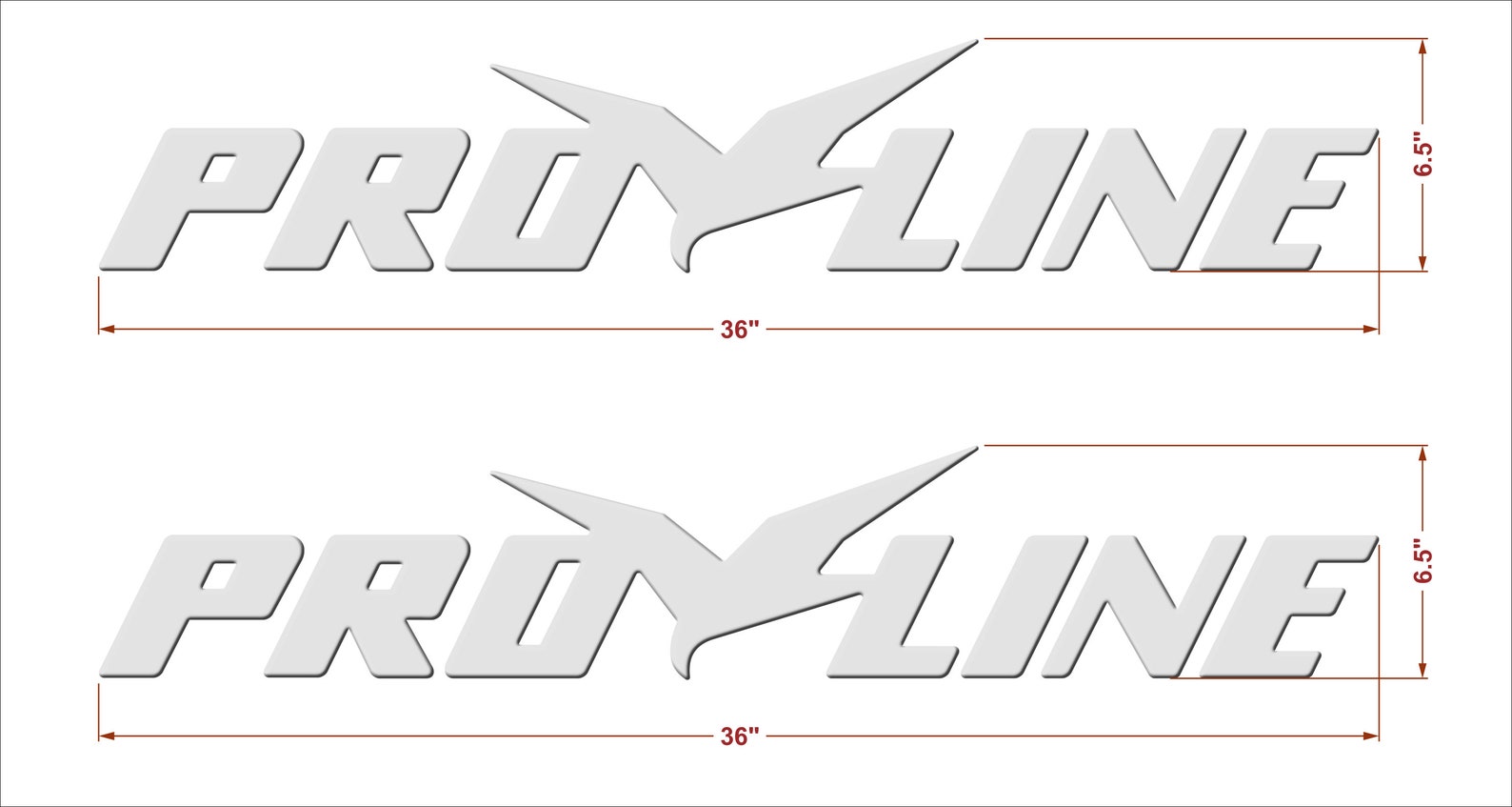 Pro Line Boat Emblem Domed Decals Stickers (set) - Etsy