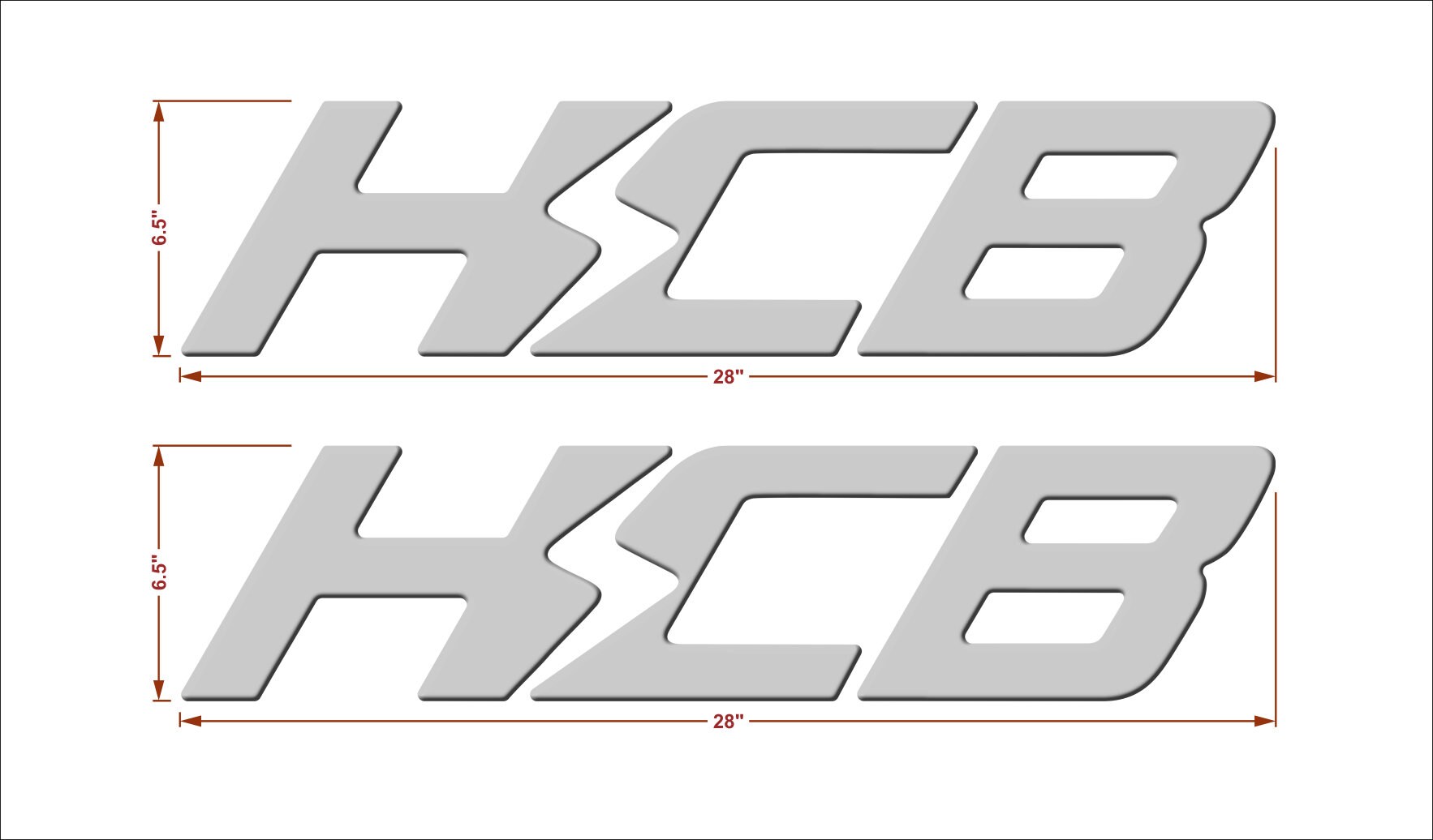 HCB Emblem Domed Decals Stickers (set) - Etsy