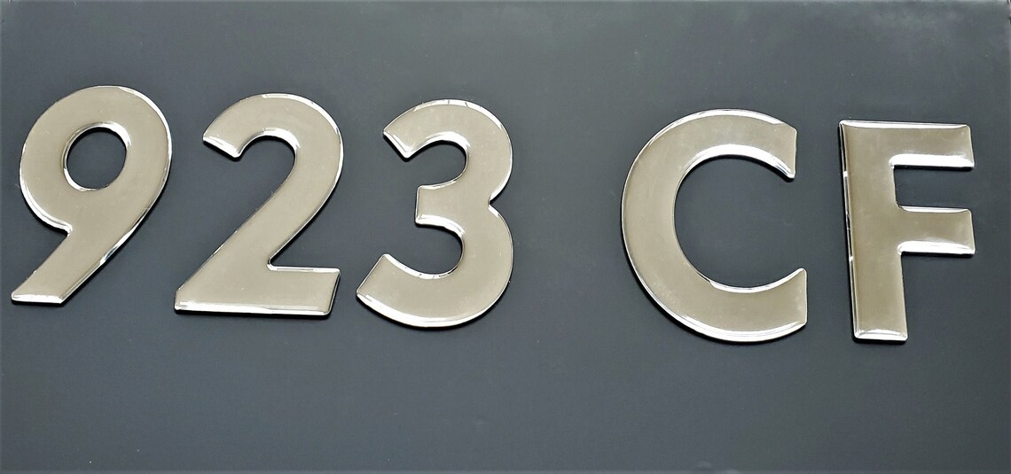 Custom Boat Registration Numbers Raised Domed Decal set - Etsy