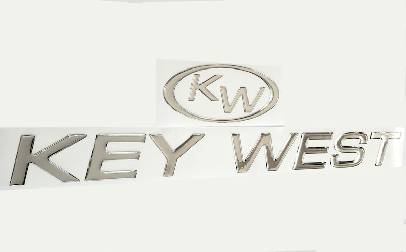Key West Boats Emblem Domed Decals Stickers (set) - Etsy