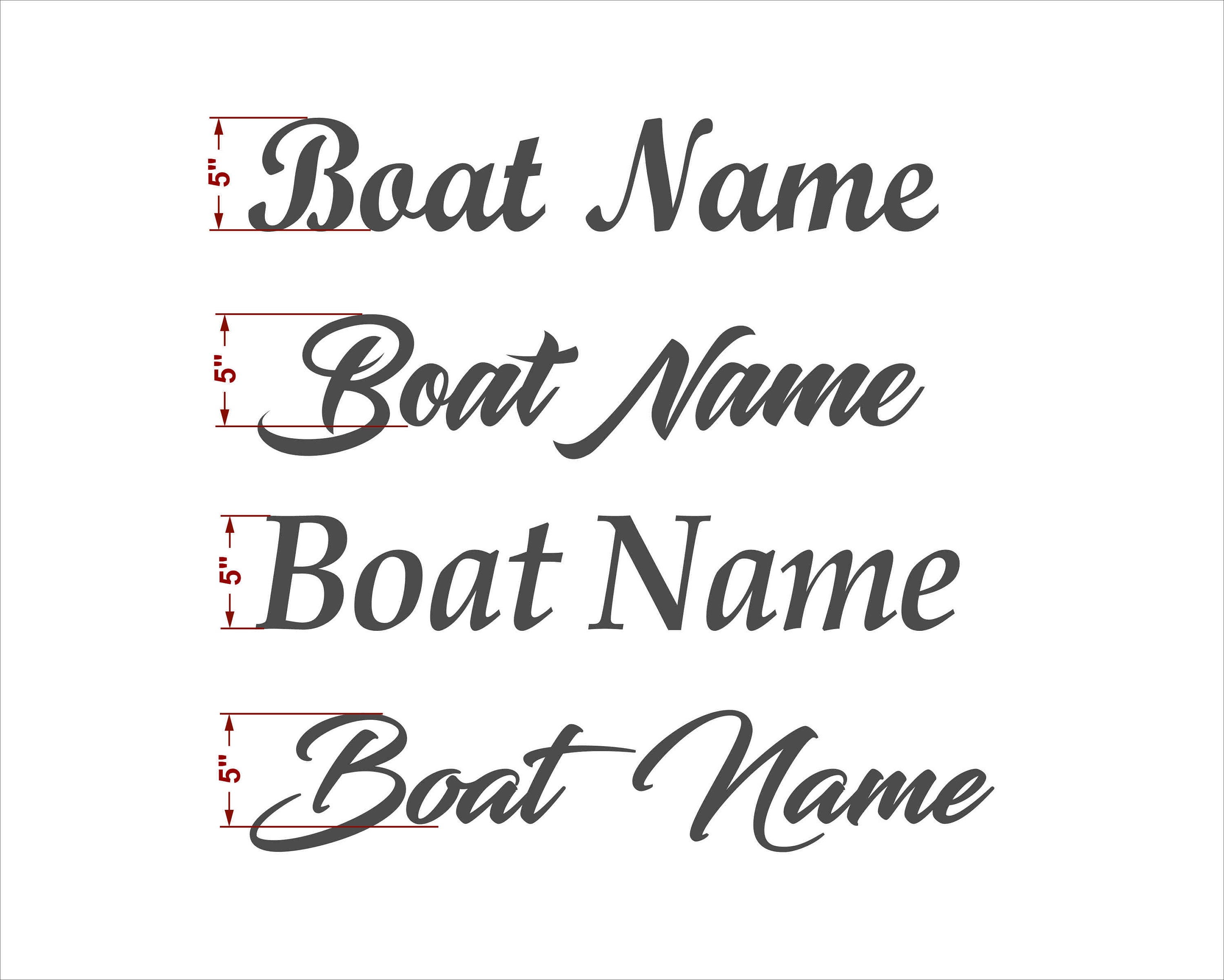 Custom Boat Decals Pontoon Name Raised Domed - Etsy