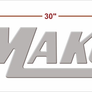 Mako 258 Boat Emblem Domed Decals Stickers (set) - Etsy