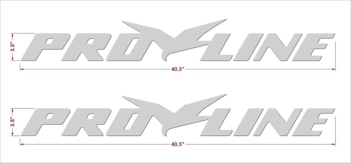 Pro Line Boat Emblem Domed Decals Stickers (set) - Etsy