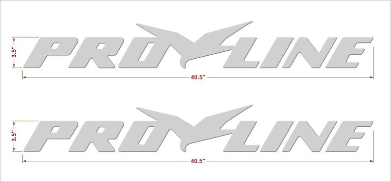 Pro Line Boat Emblem Domed Decals Stickers (set) - Etsy