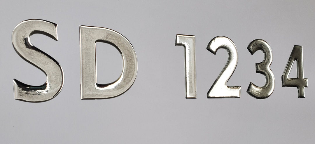 Boat Decal Custom Registration Numbers Raised Domed (set) - Etsy