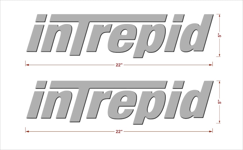 Intrepid Boat Emblems Domed Decals (set) - Etsy
