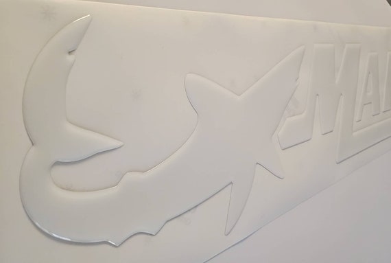 Mako Boat Emblem 28 Domed Decals Stickers Set | Etsy