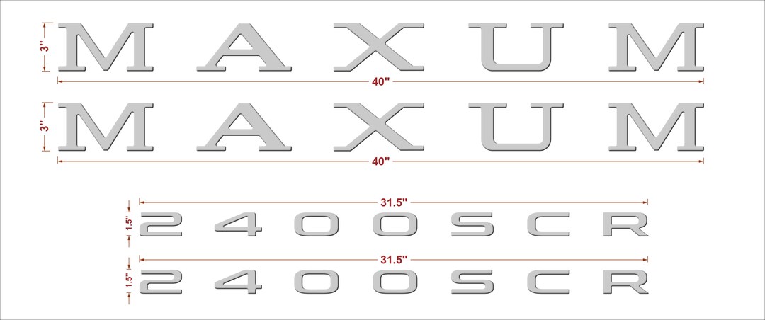 Maxum Boat Emblems Domed Decals Stickers set - Etsy