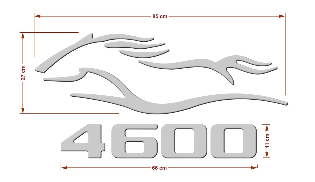 Mustang Boat Emblems Domed Decals Logo Stickers Chrome (set) - Etsy