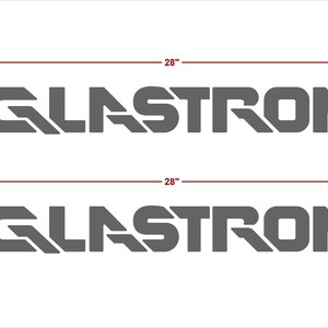 Glastron Boat Emblems Domed Decals Stickers (set) - Etsy