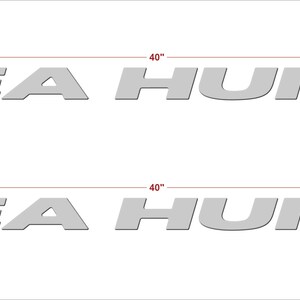 Sea Hunt Boat Emblem Domed Boat Decals Stickers (set) - Etsy