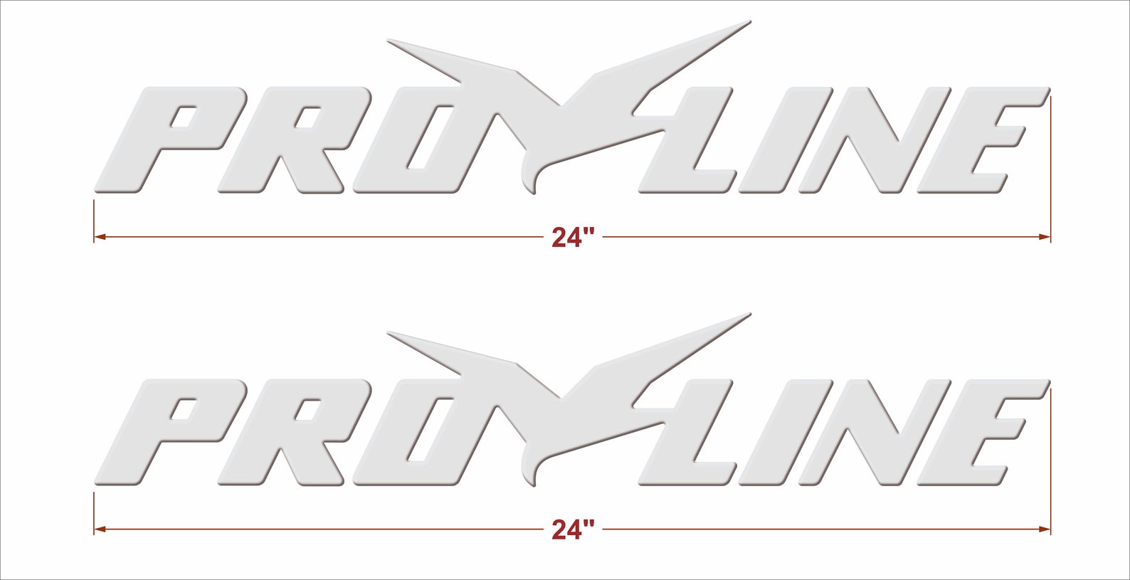Pro Line Boat Emblem Domed Decals Stickers set - Etsy