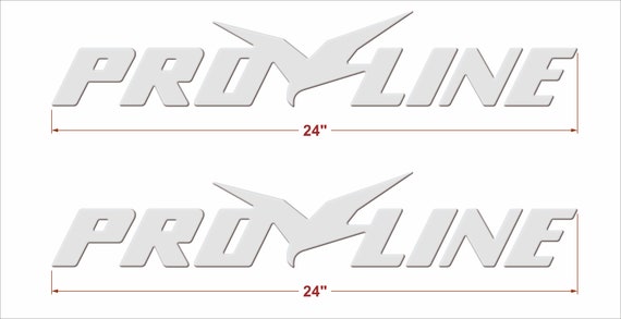 Pro Line Boat Emblem Domed Decals Stickers set | Etsy