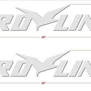 Pro Line Boat Emblem Domed Decals Stickers (set) - Etsy