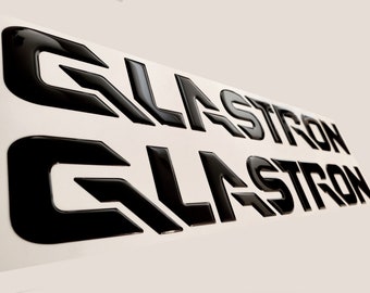 Glastron Boat Emblems 27 Chrome FREE FAST Delivery DHL Express Stickers ...