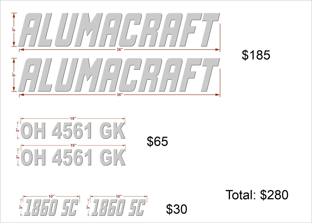 Custom Boat Name Raised Domed Decals Stickers - Etsy