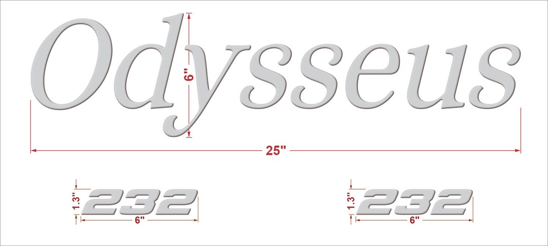 Custom Boat Name Raised Domed Decals Stickers - Etsy