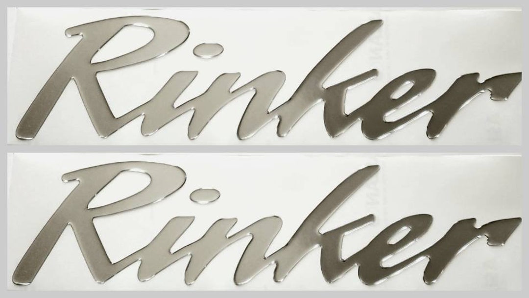Rinker Emblem 23" Domed Decals Stickers (set) - Etsy