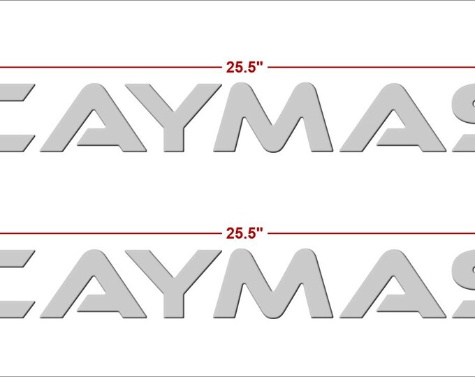 Caymas Boat Emblem Domed Decals Stickers (set of Two) - Etsy