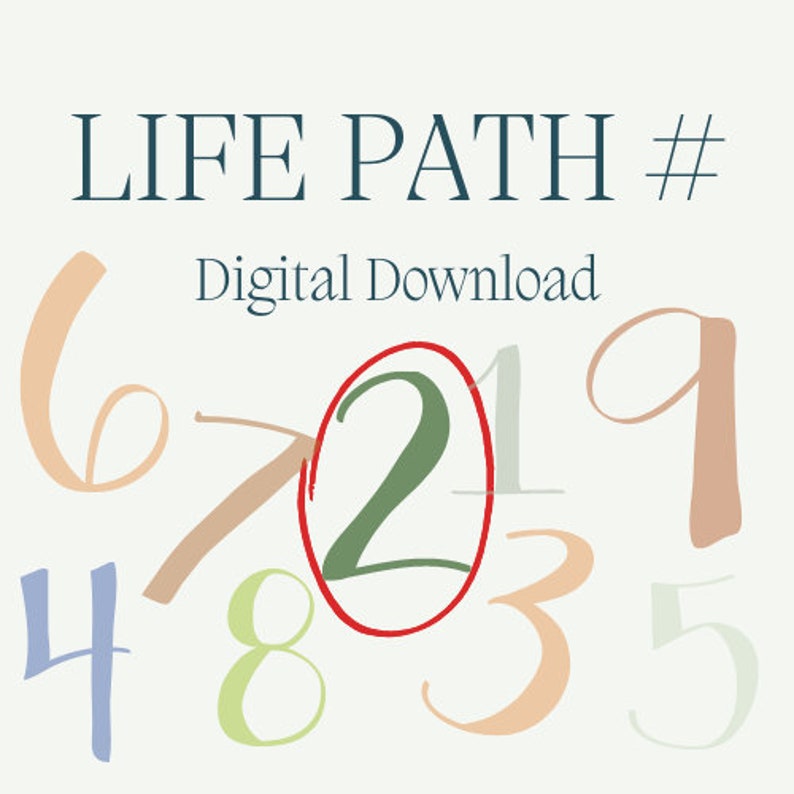 Life Path 2 Life Path Number Numerology Gift Birthday Gift - Etsy
