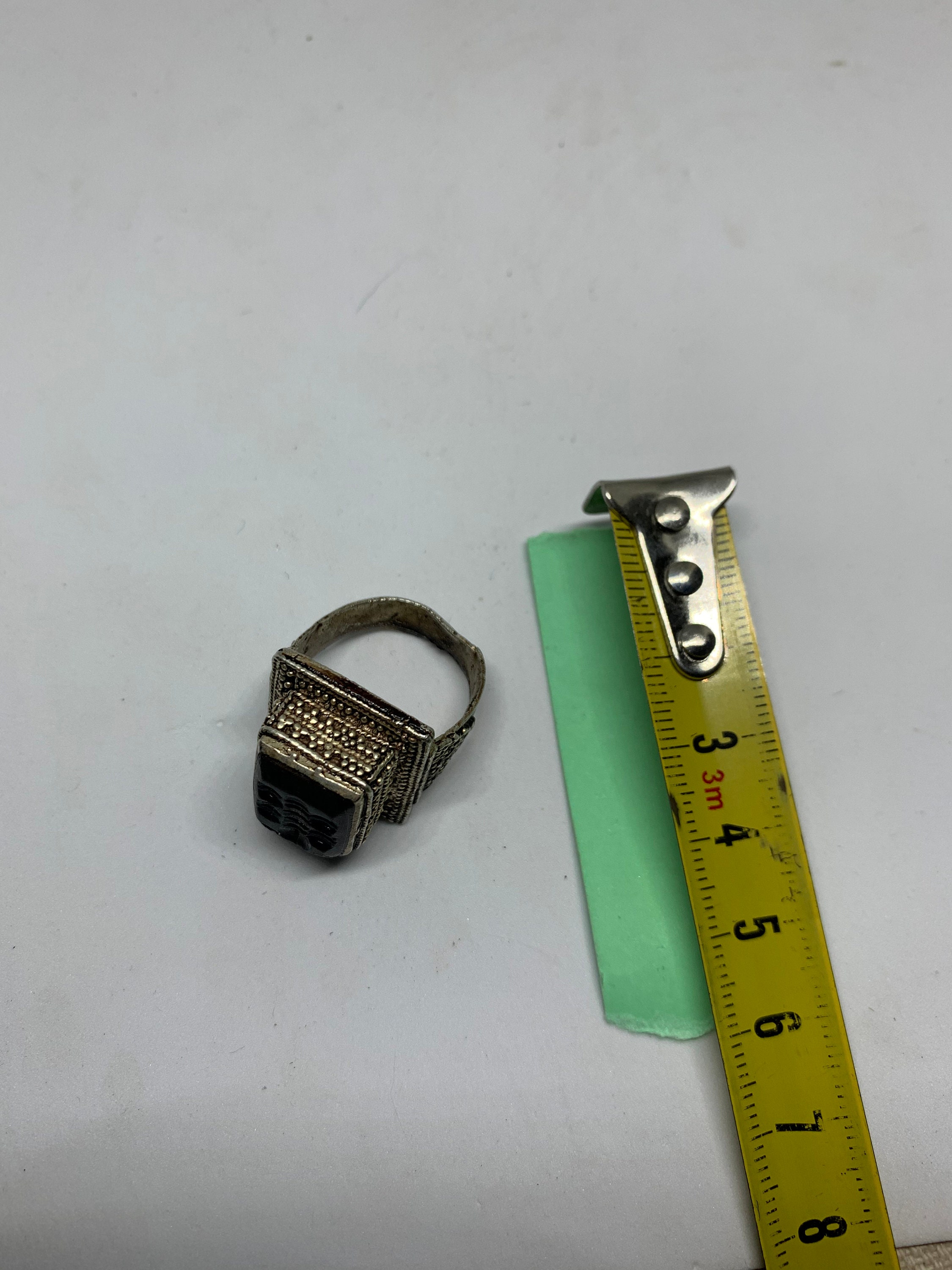 Vintage Moroccan Berber Amazigh Tribal Stamp Ring Handmade Authentic ...
