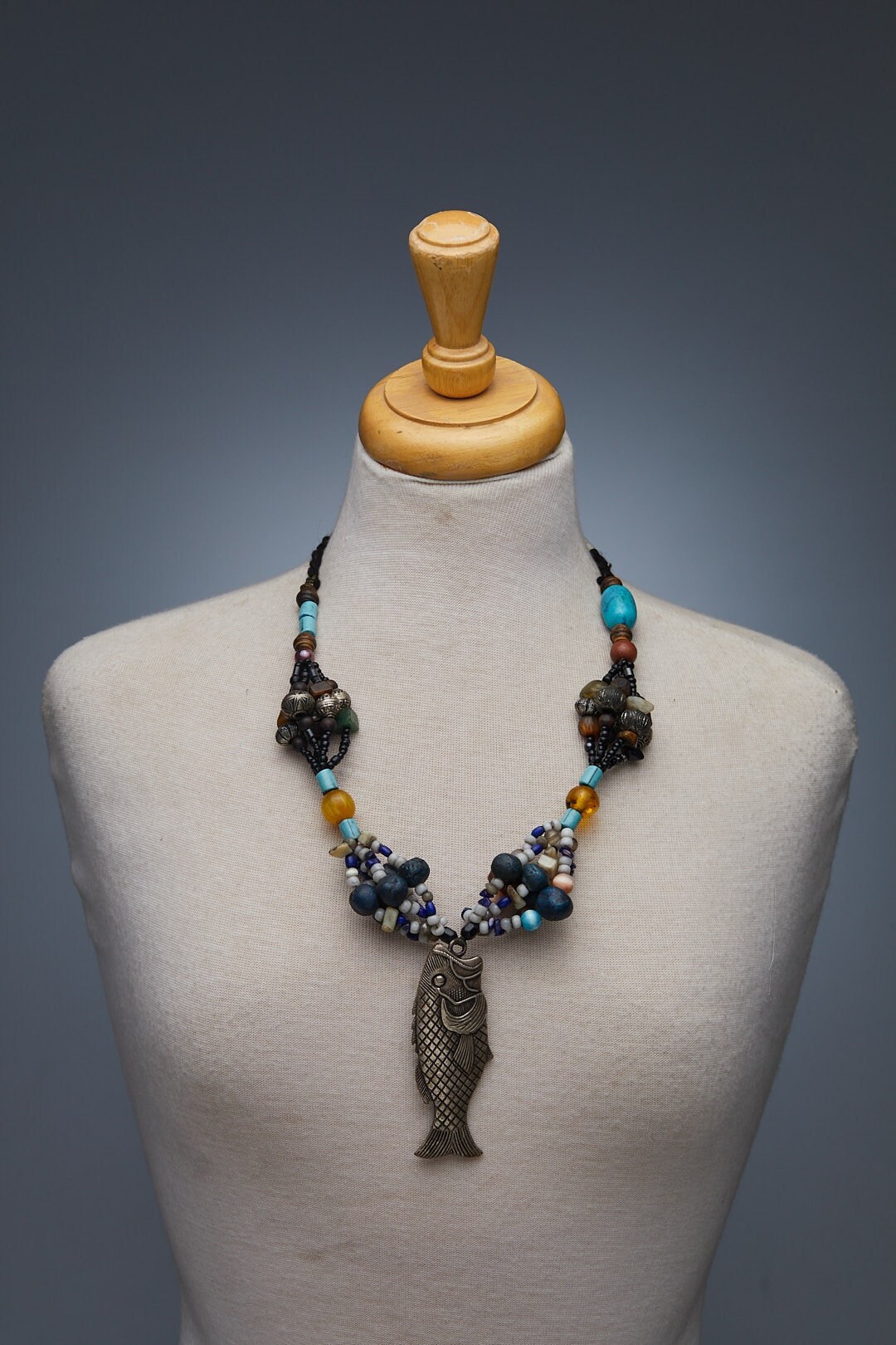 Berber Lady Fish Moroccan Berber Amazigh Necklace - Etsy