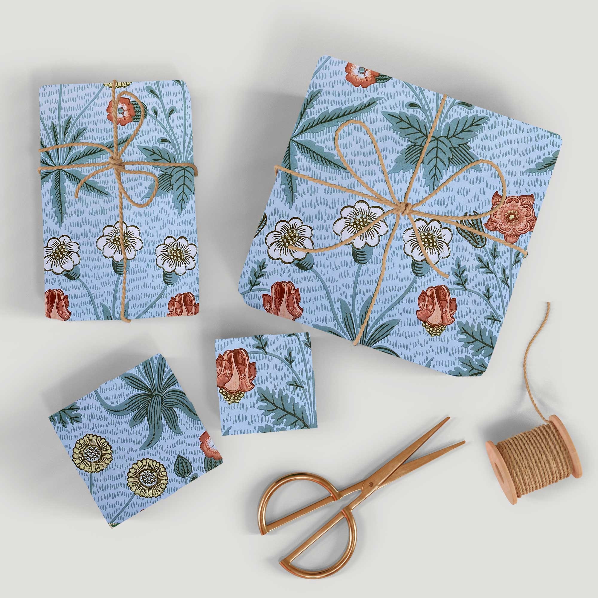 William Morris Daisy Wrapping Paper - Etsy