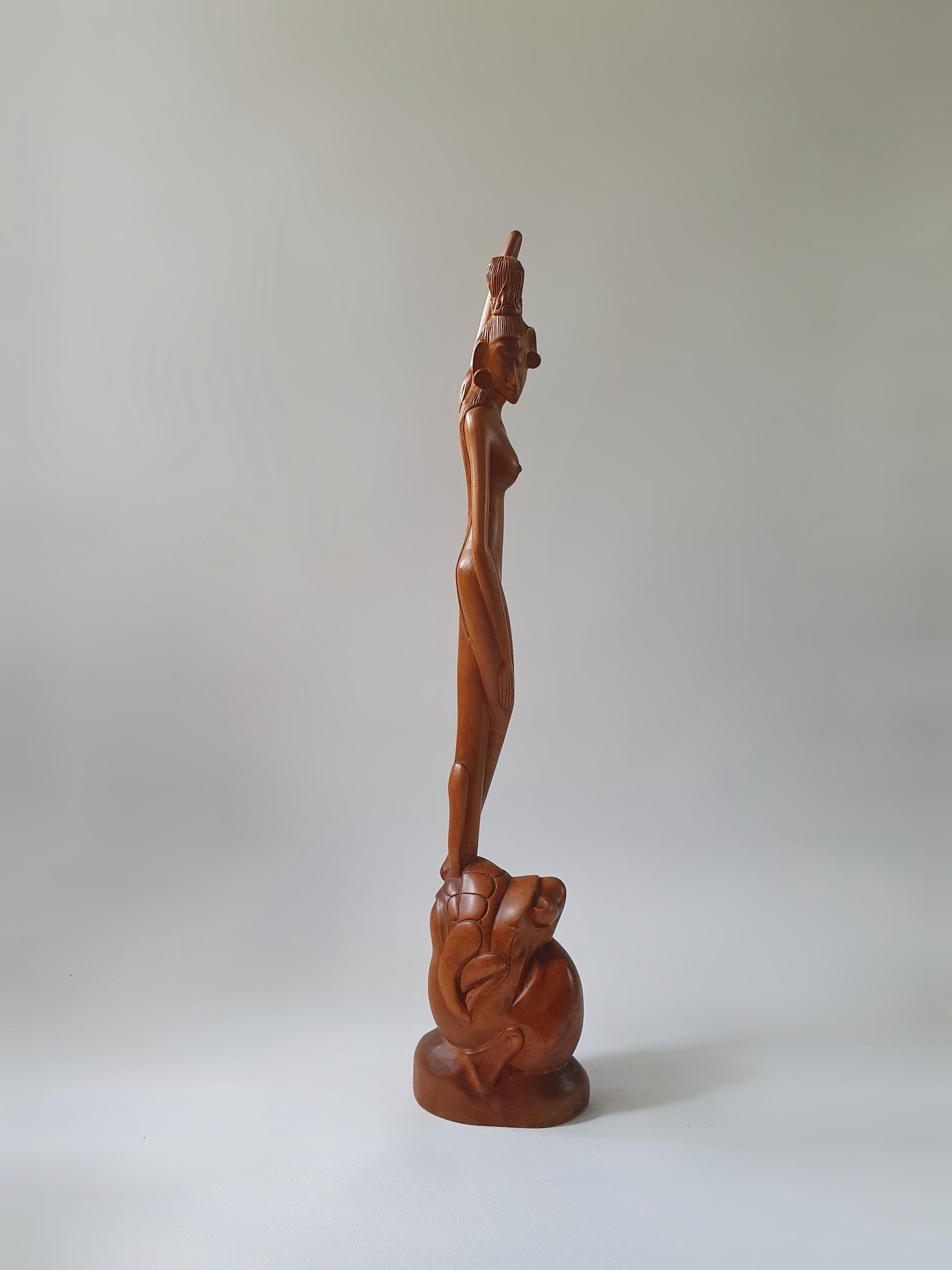 Balinese Art Deco Sculpture Dewi Ratih and Kala Rahu Bali Indonesia ...