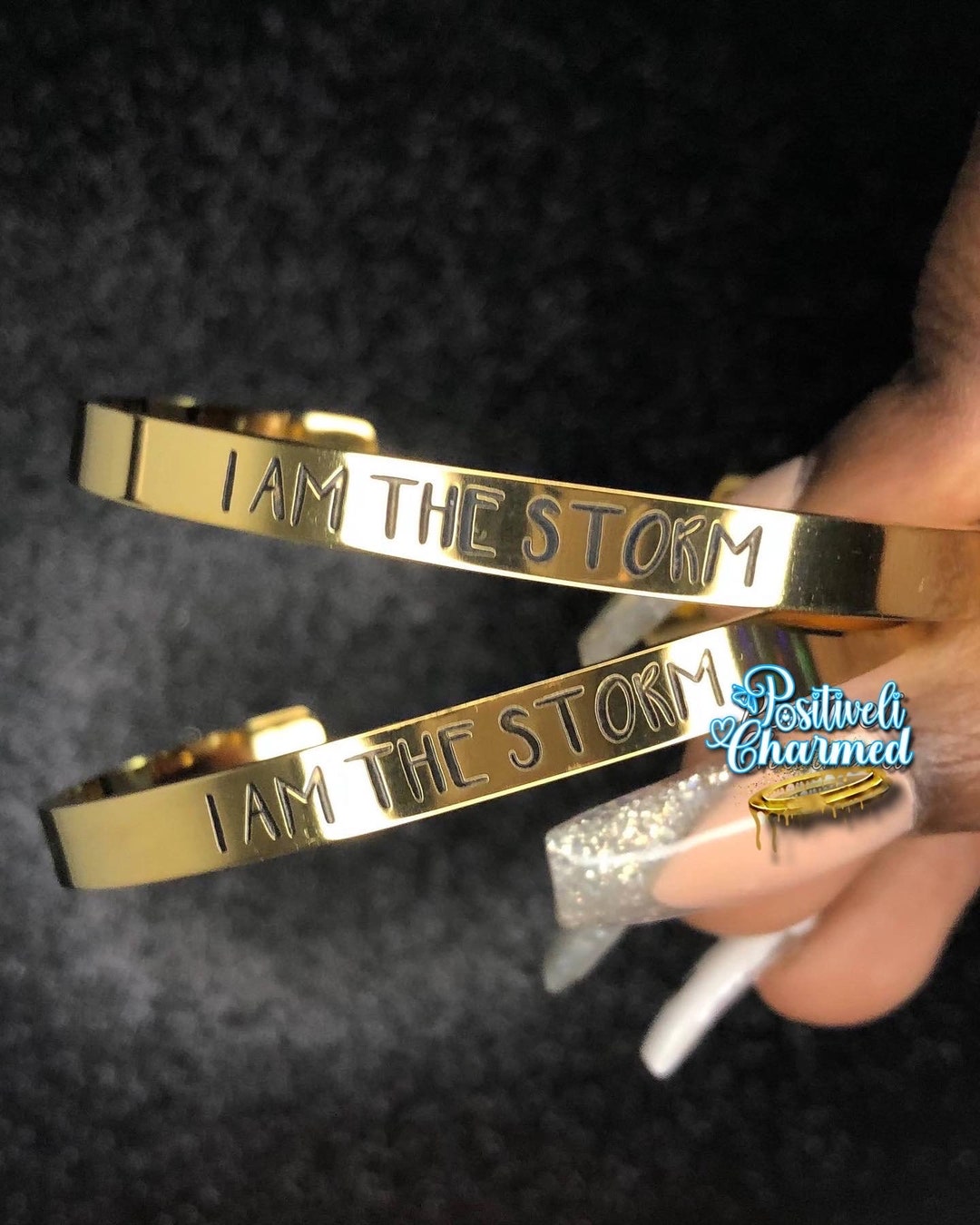 Inspiring Word Cuff Bangles - Etsy