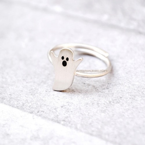 Spooky Lil Ghost Ring Fall Jewelry Halloween Rings - Etsy