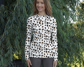 Leopard Rash Guard - Etsy