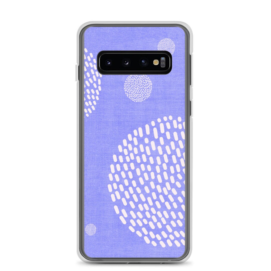 Blue Samsung Phone Case | Blue & White, Modern, Abstract Design ...