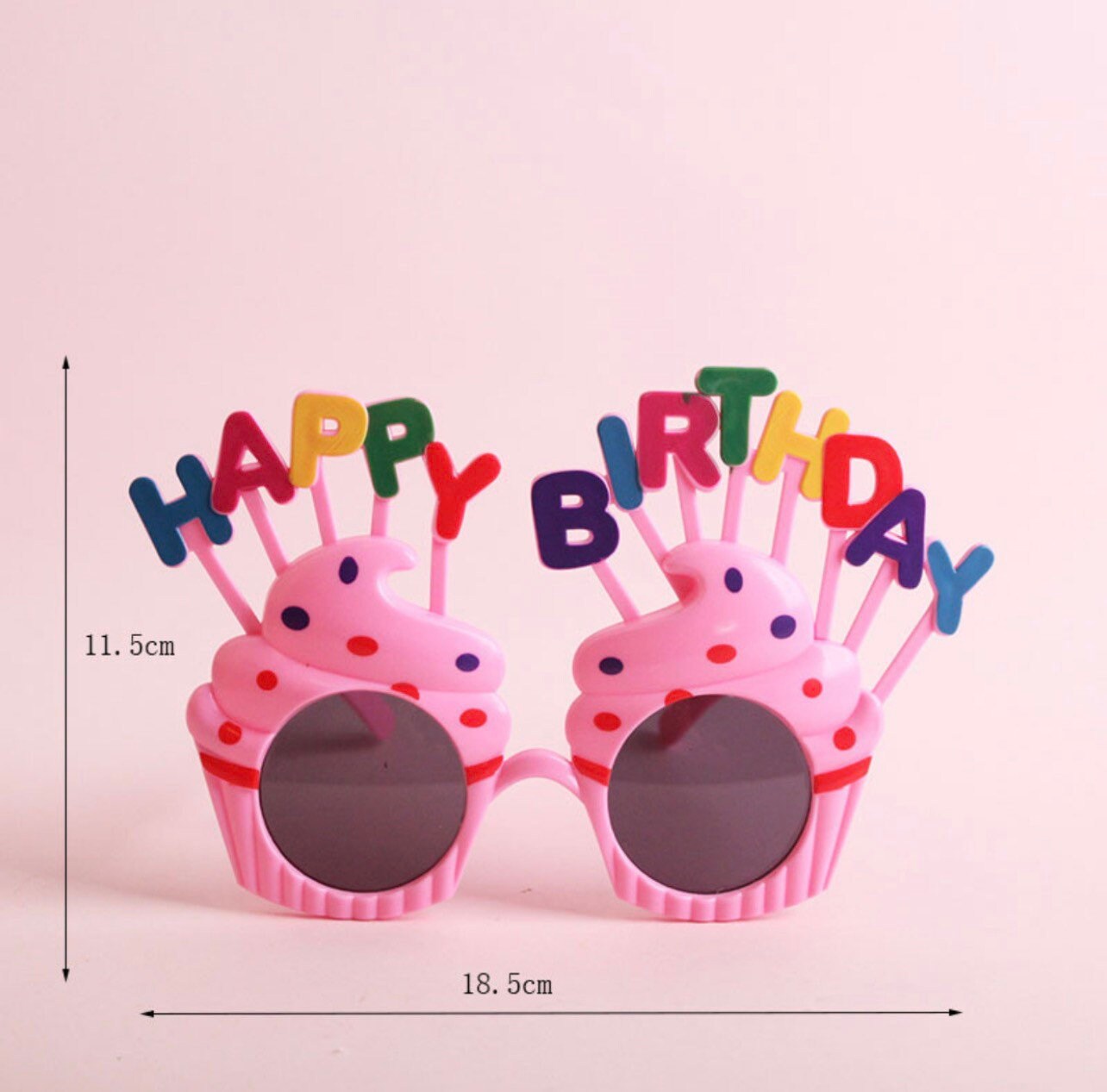 Happy Birthday Sunglasses Sweet Cream Cake Glasses Costume | Etsy